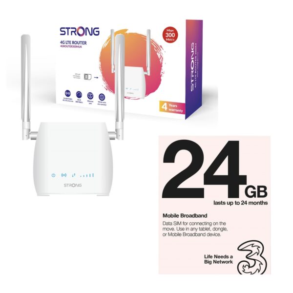 Strong 4GROUTER300MUK 4G LTE CAT4 Unlocked Mobile Broadband Wireless ...