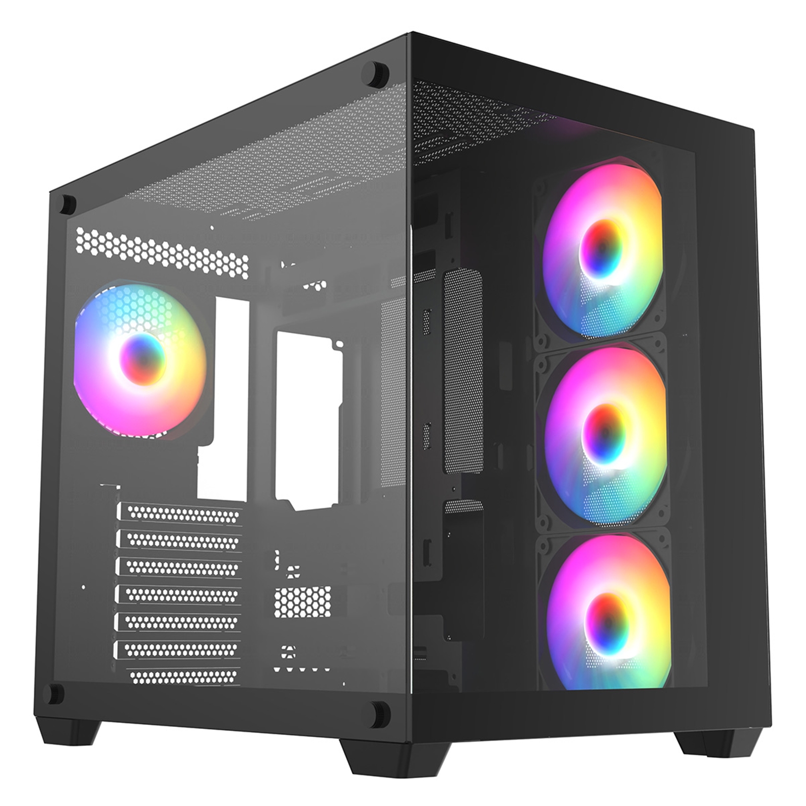 CRONUS Pallas Case, Gaming, Black, Mid Tower, 1 x USB 3.0 / 2 x USB 2.0 ...