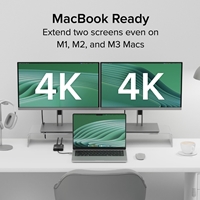 Plugable USBC-6950M Portable USB-C to Dual 4K DisplayLink Certified ...